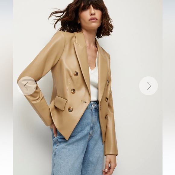 Veronica Beard | Jackets & Coats | Veronica Beard Cooke Vegan Leather ...